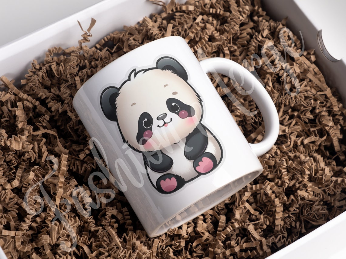 10 Cute Chibi Panda Cliparts & Stickers Transparent Background 10 High ...