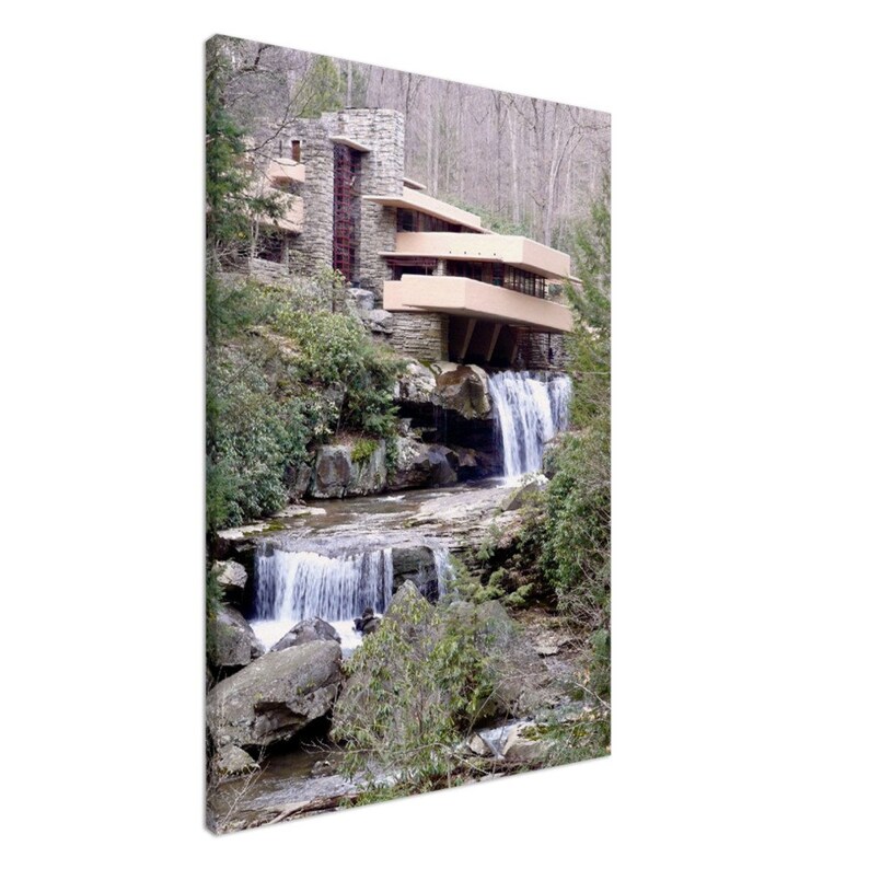 Canvas Falling Water - Etsy