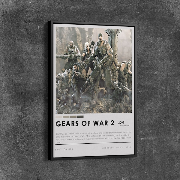 Gears of War Poster - Etsy