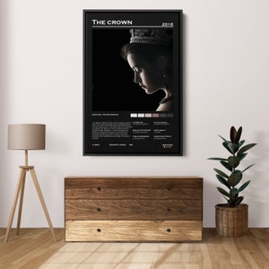 The Crown, the Crown Canvas, the Crown Minimalist Poster, the Crown Art ...