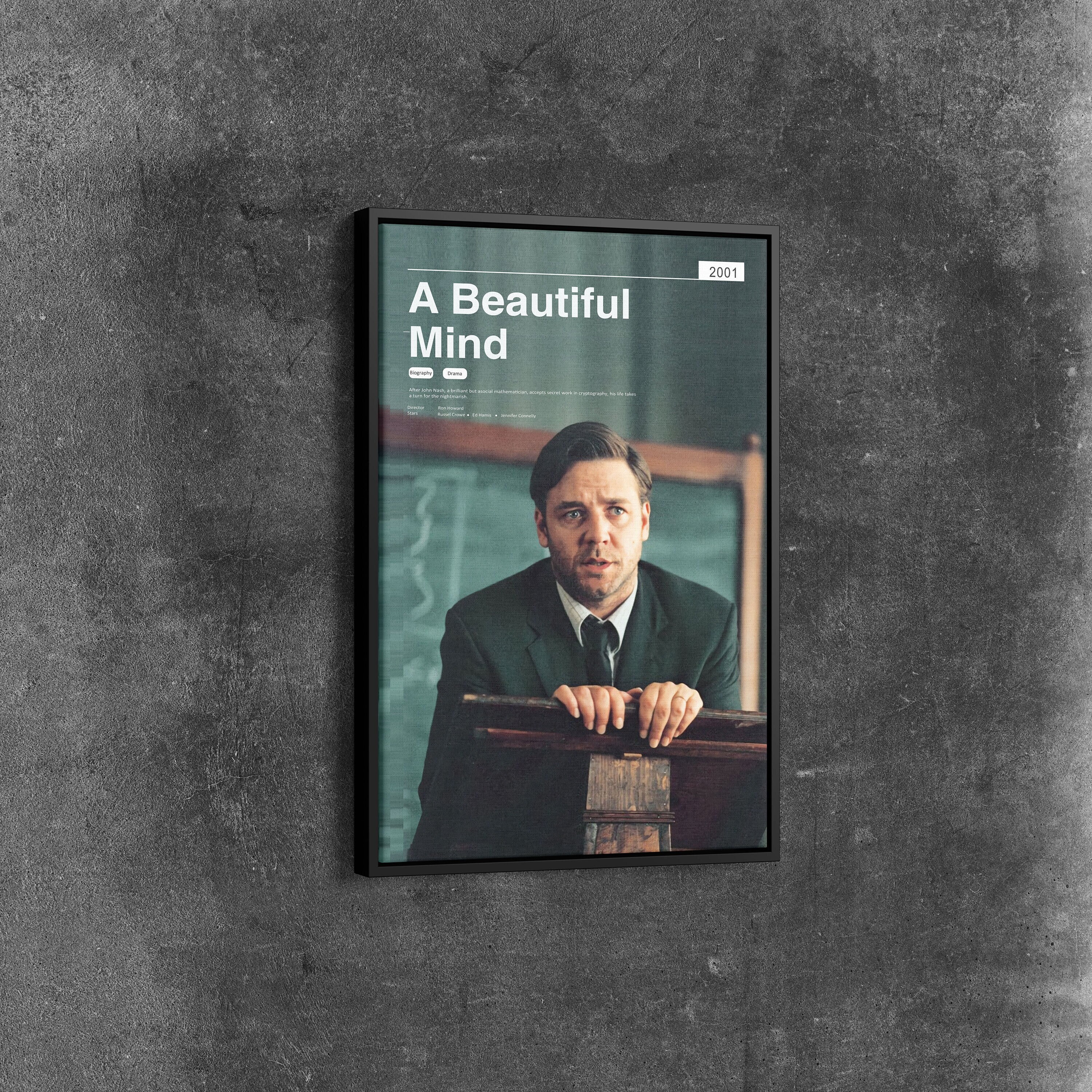 A Beautiful Mind Wall