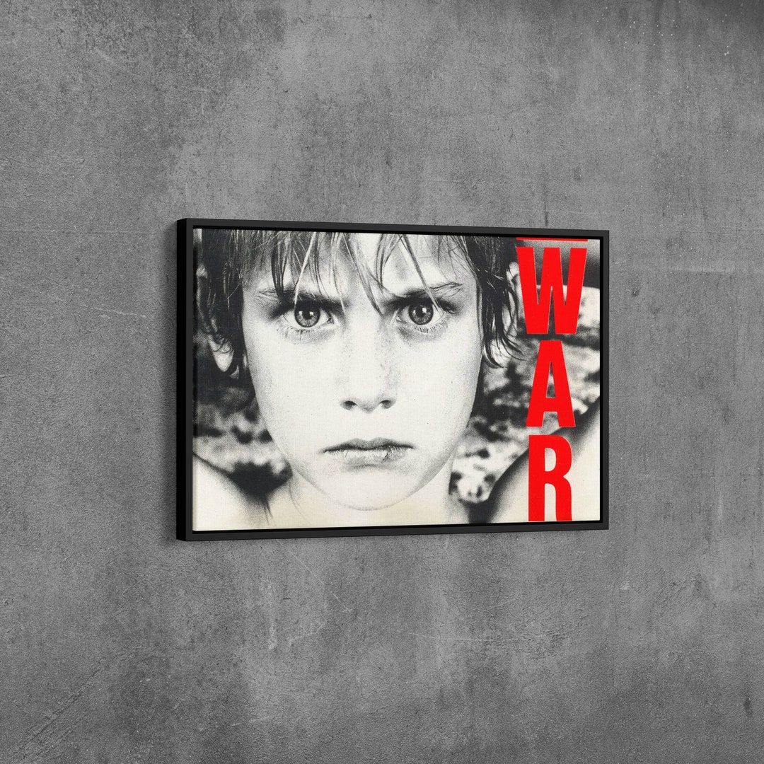 U2 War Canvas , U2 Album Poster - U2 - War, Room Decor, Wall Decor ...