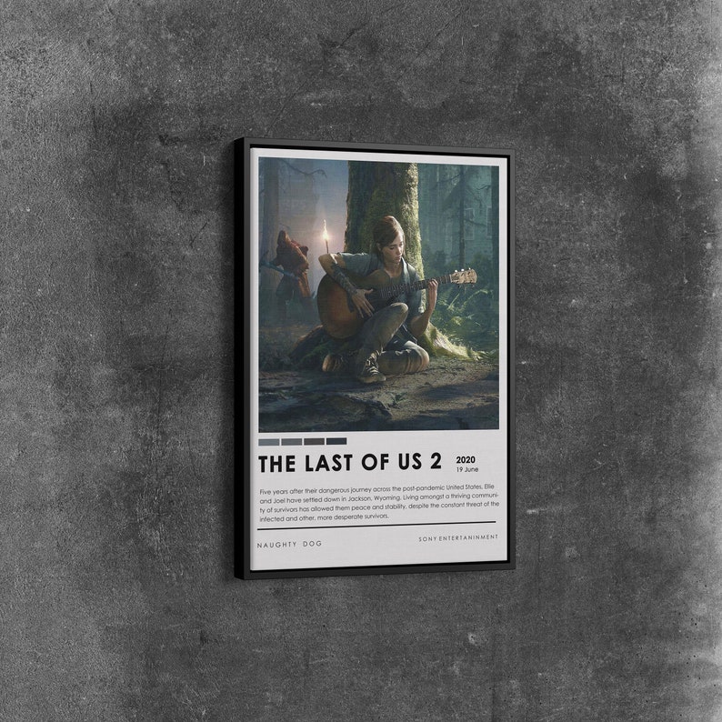 TLOU Movie Poster the Last of Us Canvas Movie Poster Canvas - Etsy