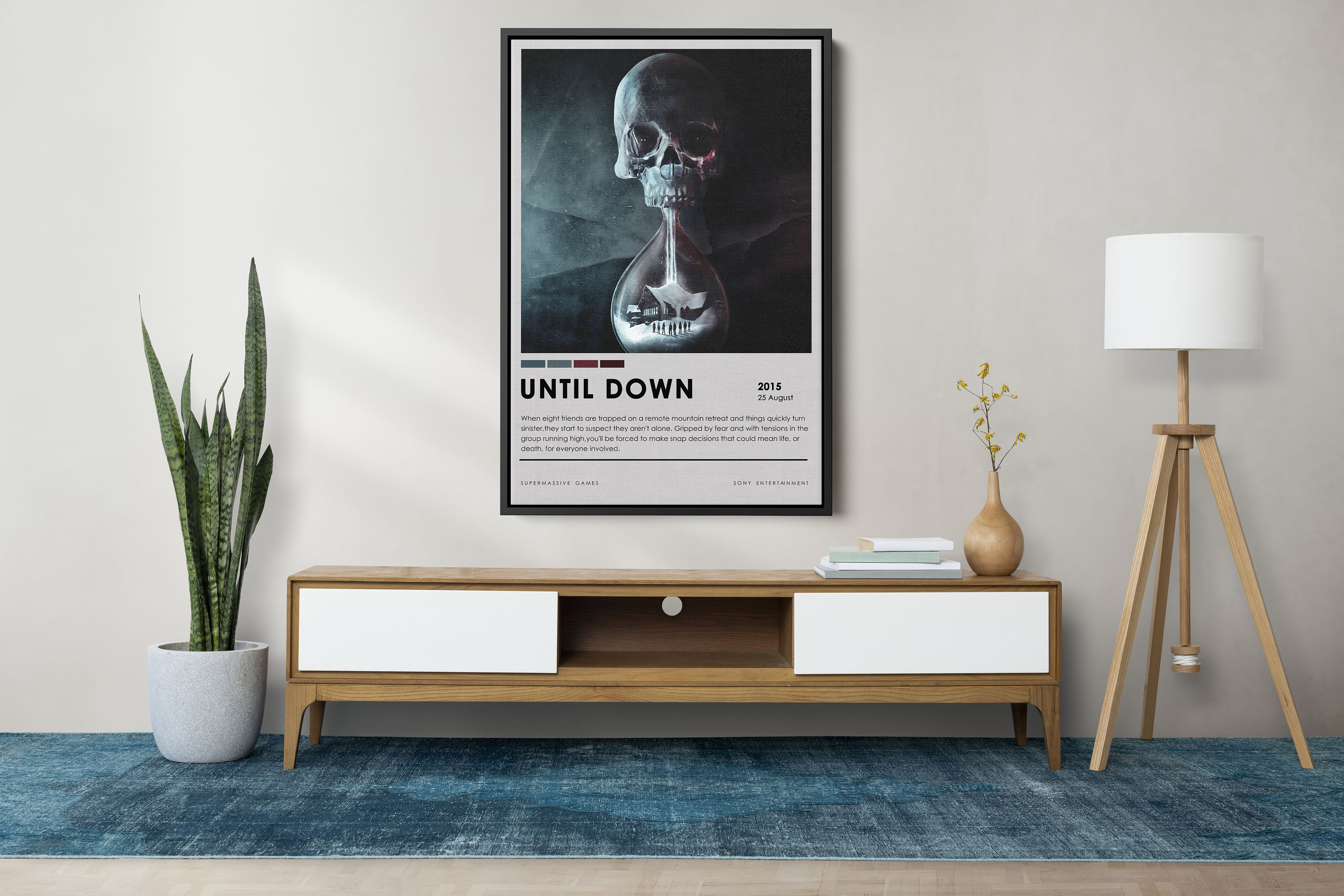 Until Dawn Game Wall Art Poster Canvas All Size Canvas - Etsy
