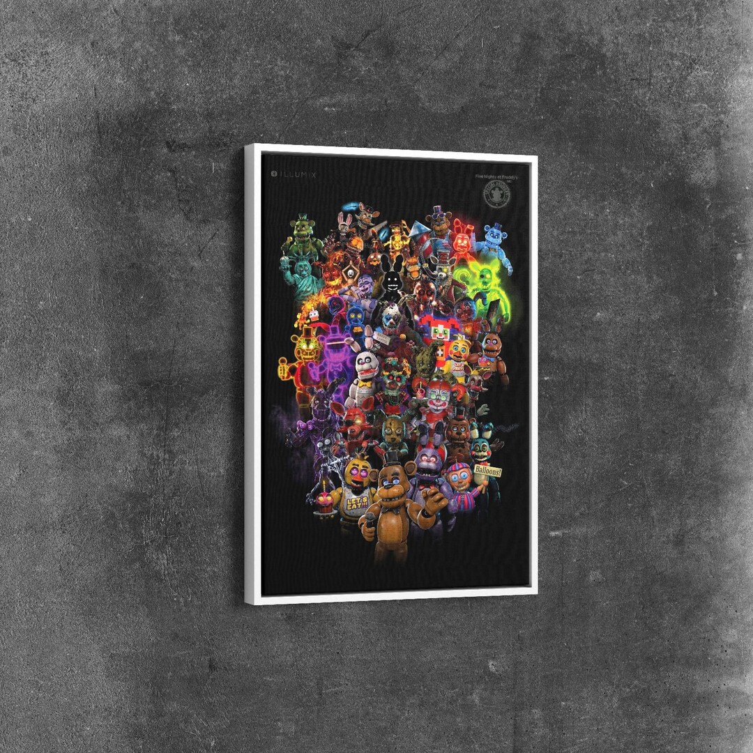 Five Nights at Freddy's Poster Poster Room Decor, Home Decor, Art ...