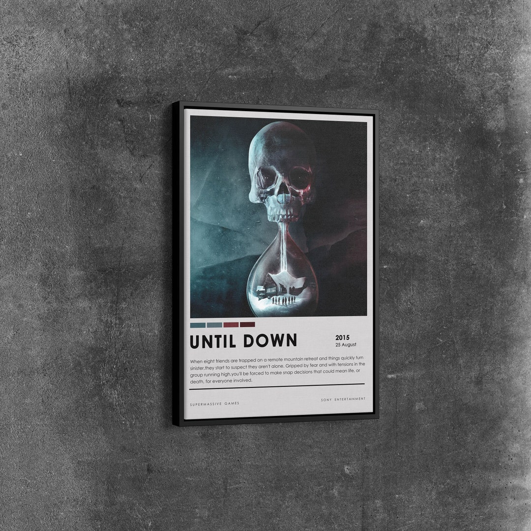 Until Dawn Game Wall Art Poster, Canvas , All Size Canvas, Game Canvas ...