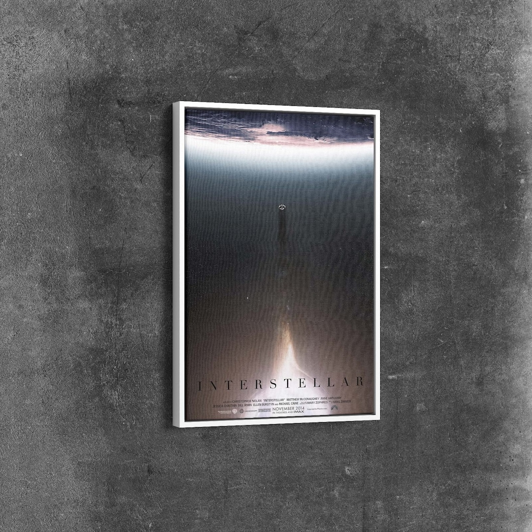 Interstellar Poster - Interstellar Movie Canvas , Modern Movie Poster ...