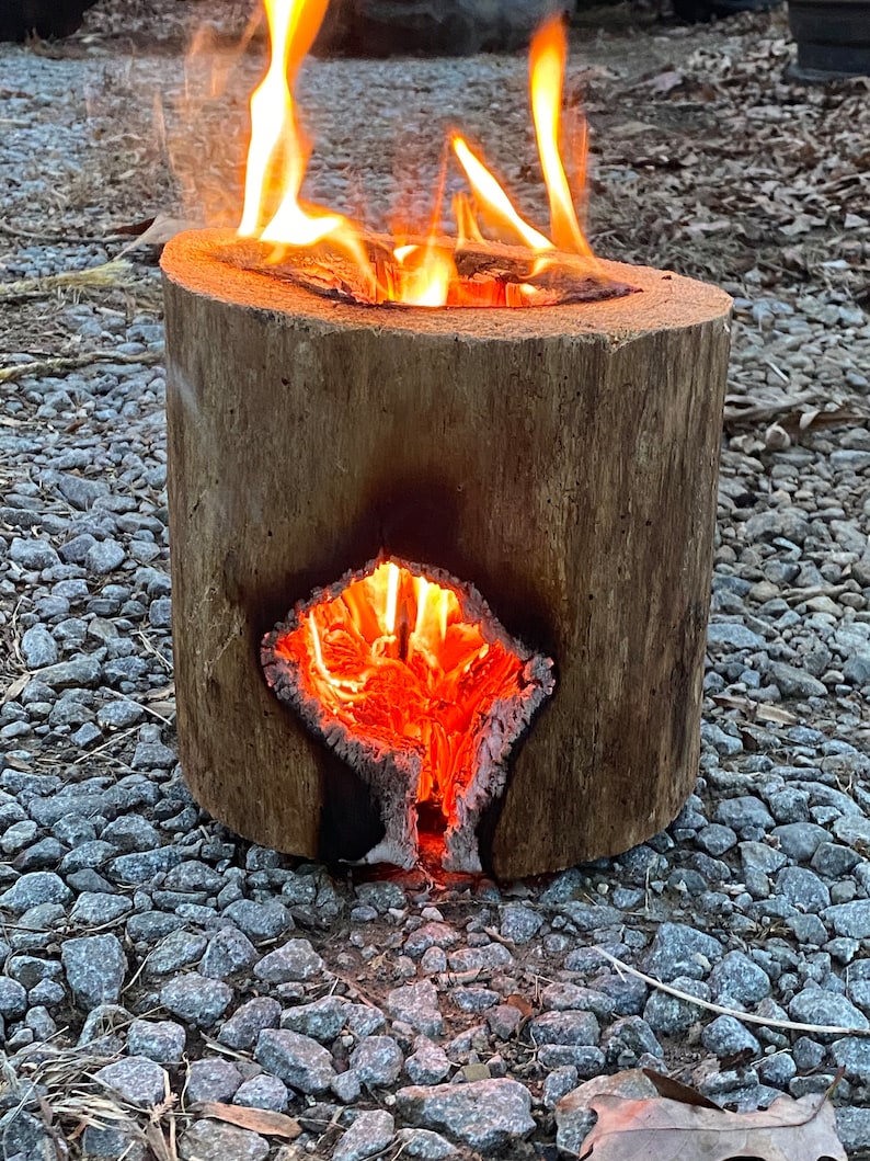 Portable Fire Log: Long Burning Campfire - Etsy