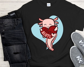 Axolotl Heart Shirt - Etsy