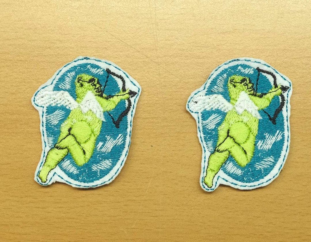 Cherub Shrek Patch Pack 2 Embroidery - Etsy