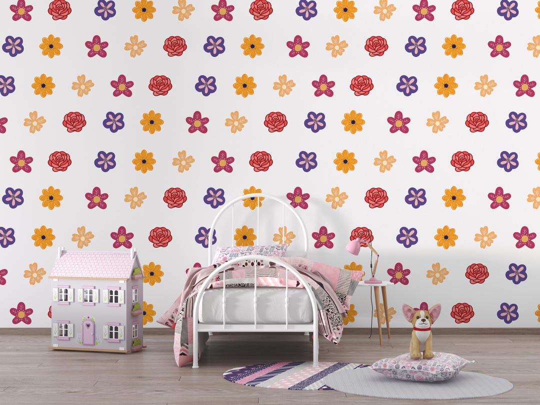 Personalized Flower Stickers, Custom Flower Sticker Set,flower Stickers ...