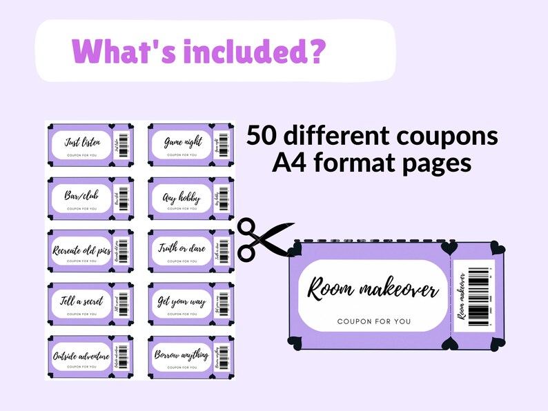 50 Customizable Love Coupons Best Sister, Sister Birthday, Gift for Her ...