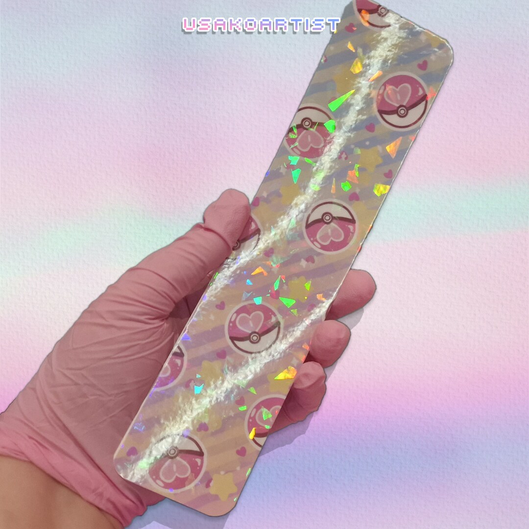 Adorable Pink Heart Ball Pattern Bookmark Cute Love-themed Page Marker ...