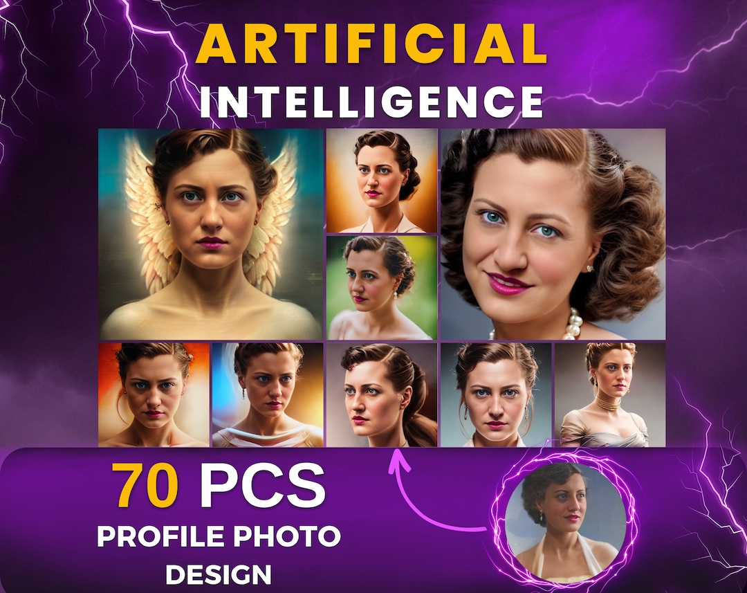 Custom AI Portrait From Your Photo - 70 Pieces Personalized Digital Art ...