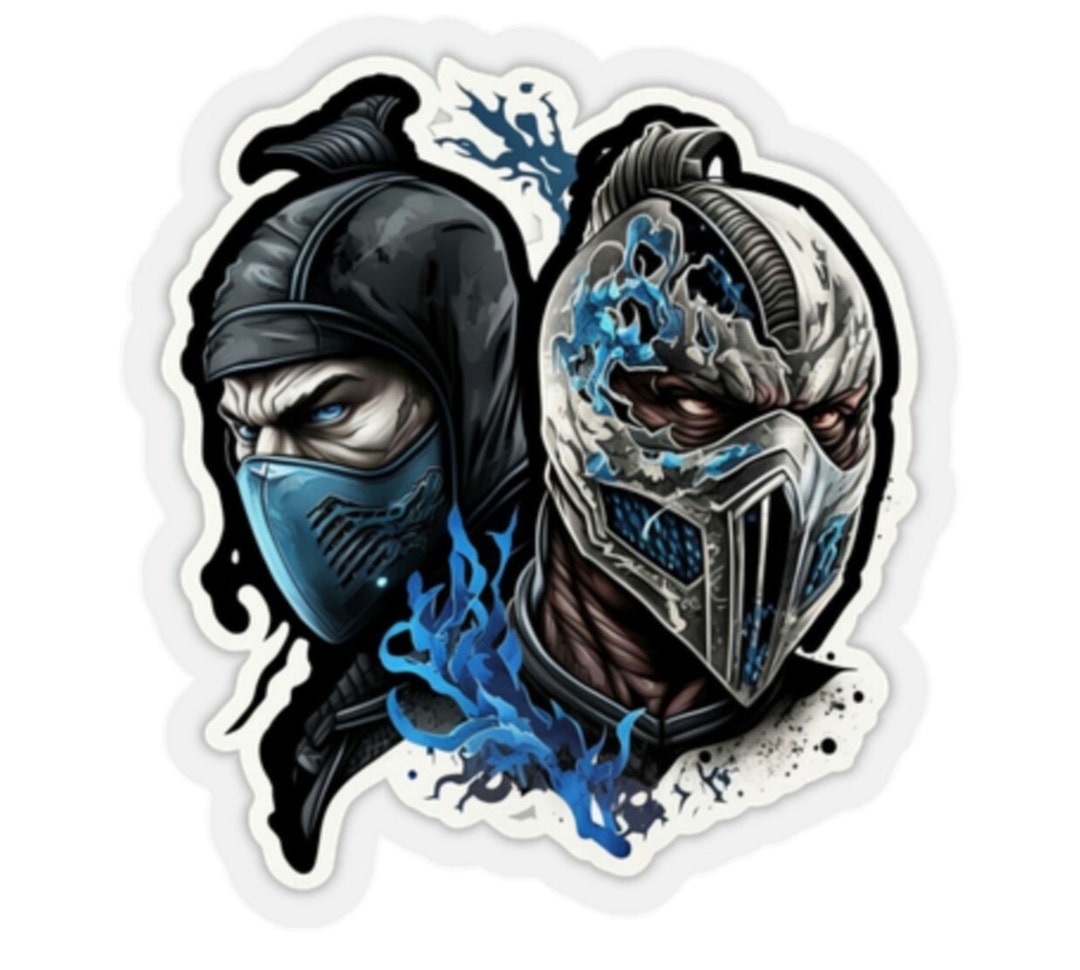 Sub Zero , Boxer kickboxer kiss-cut Stickers - Etsy