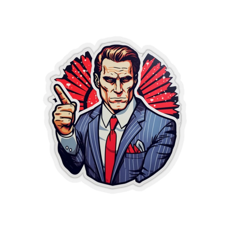 American Psycho Patrick Bateman Sticker Horror Sticker Scary Movie ...