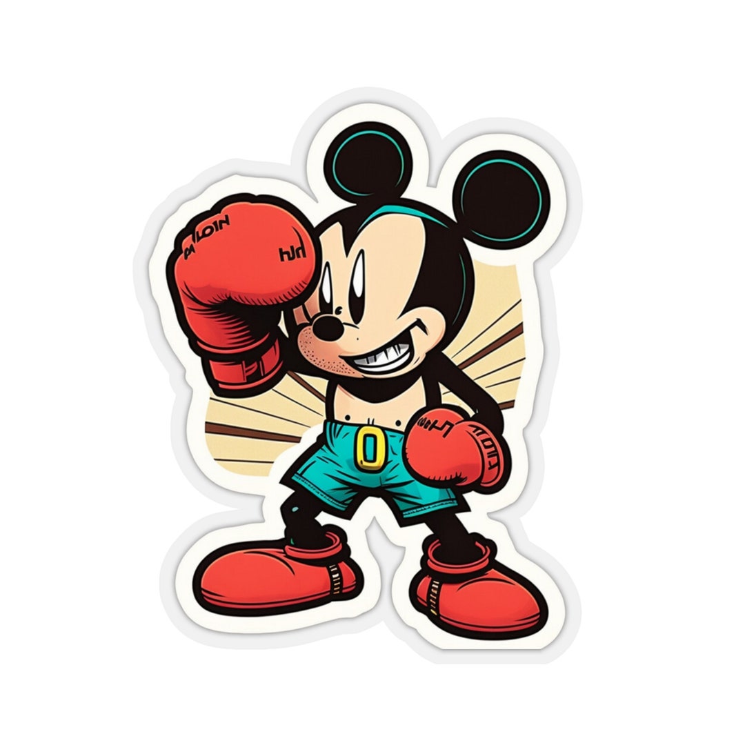 Mickey Mouse Boxer/ Kickboxer/ MMA Jiu Jitsu for Her for Him Birthday ...