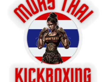 Muay Thai Stickers Kickboxing Stickers MMA Stickers - Etsy