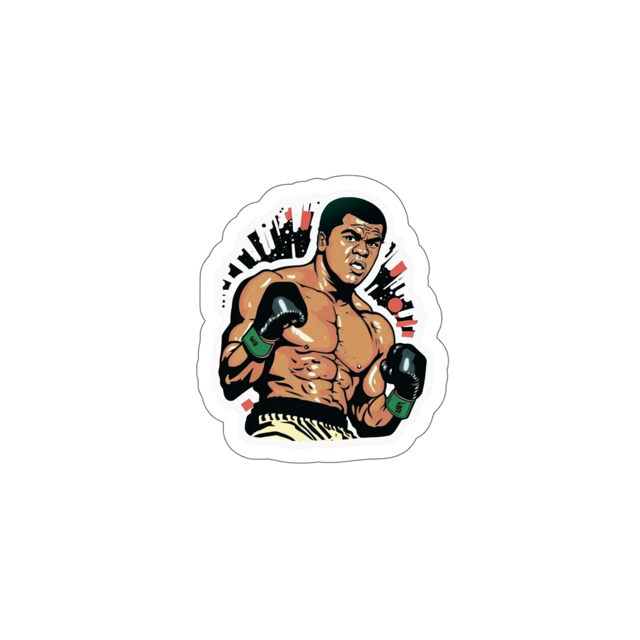 Muhammad Ali Boxing Kiss-cut Stickers - Etsy
