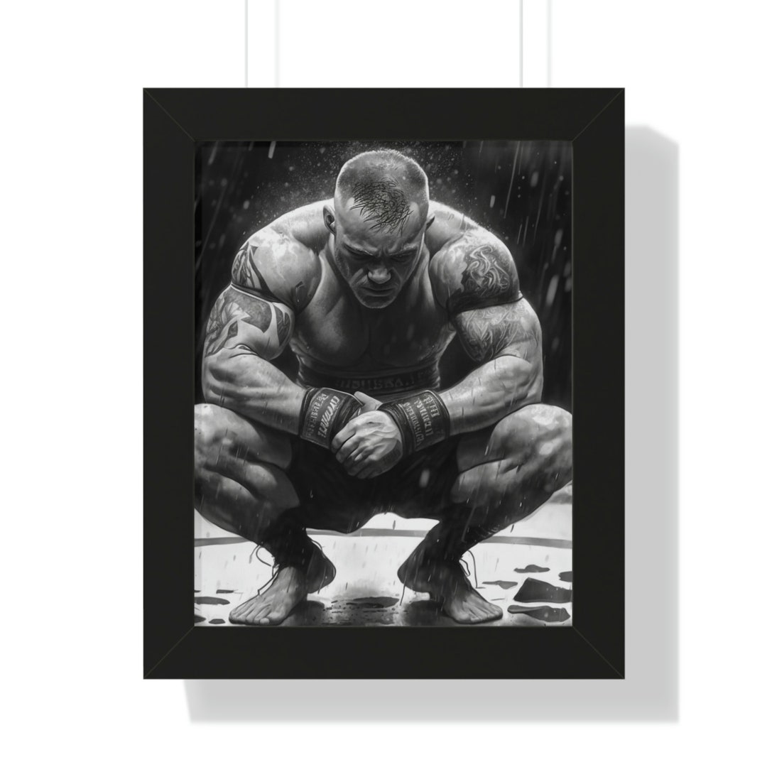 MMA Poster (defeat) Framed Vertical Poster - Etsy