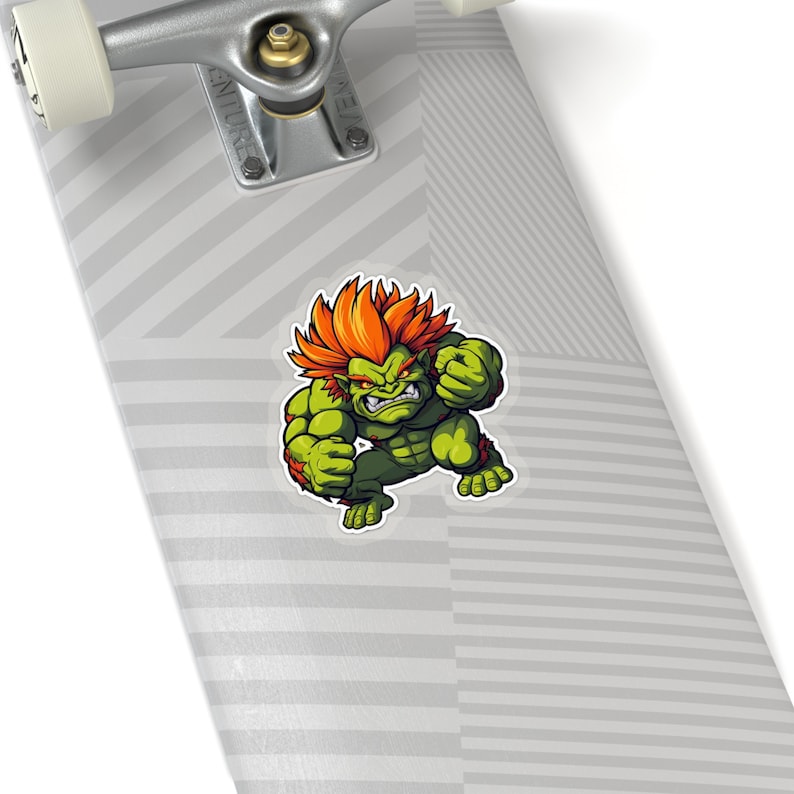 Street Fighter Blanka Boxig Kick Boxing MMA Video Game Party Kiss-cut ...