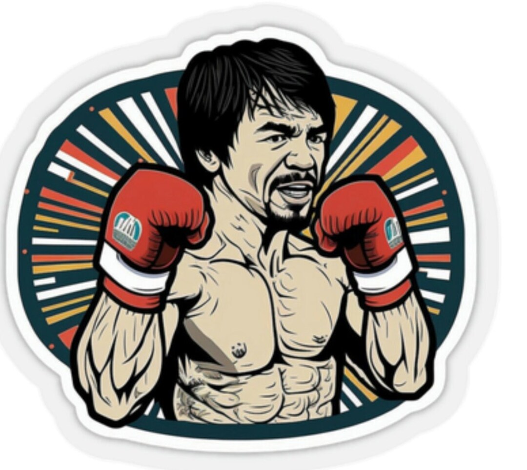 Manny Pacquiao the Pac Man Boxing Kiss-cut Stickers - Etsy