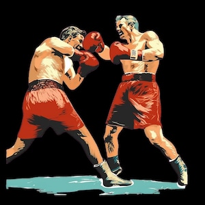 Boxing Clip Art Boxer Clip Art Muay Thai Kickboxing MMA Jiu Jitsu - Etsy