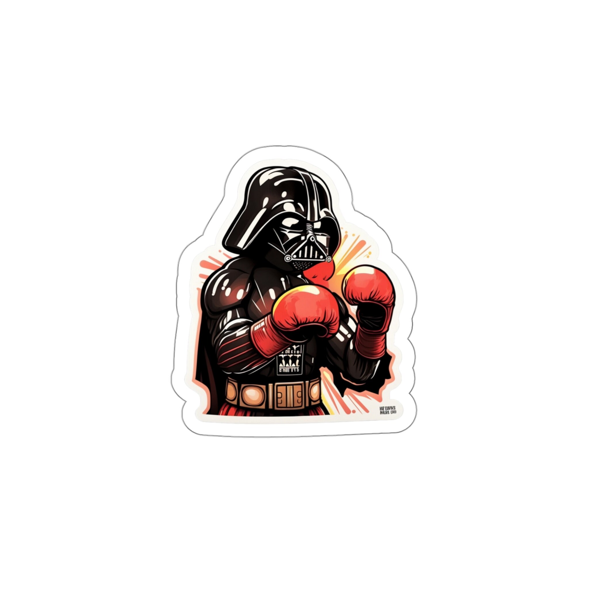 Darth Vader| Boxer| Kickboxing| Birthday Sticker | MMA Evil Jedi Boxing ...