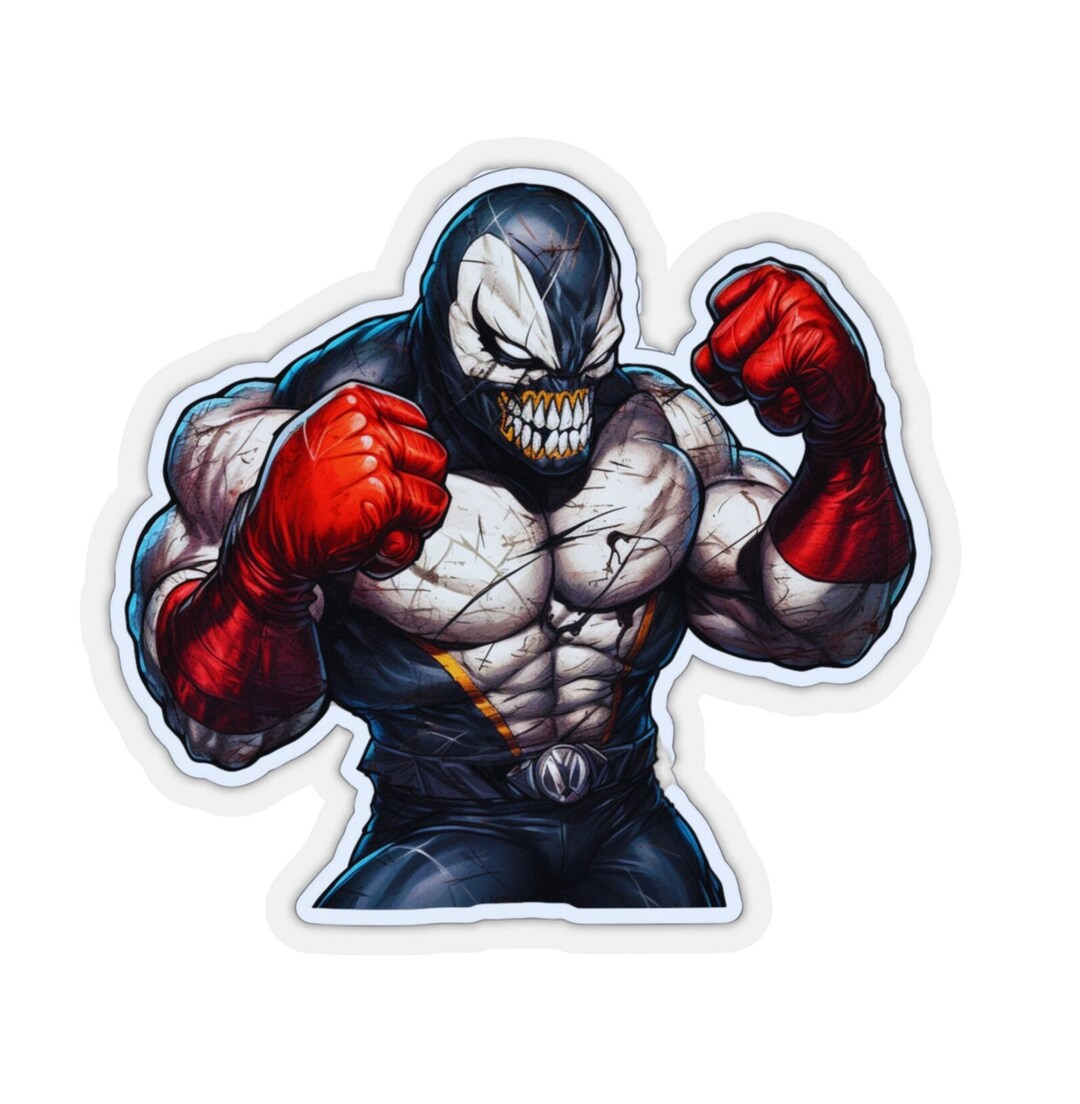 Venom Spiderman Boxing Boxer Jiu Jitsu MMA Comics Marvel for Him Kiss ...