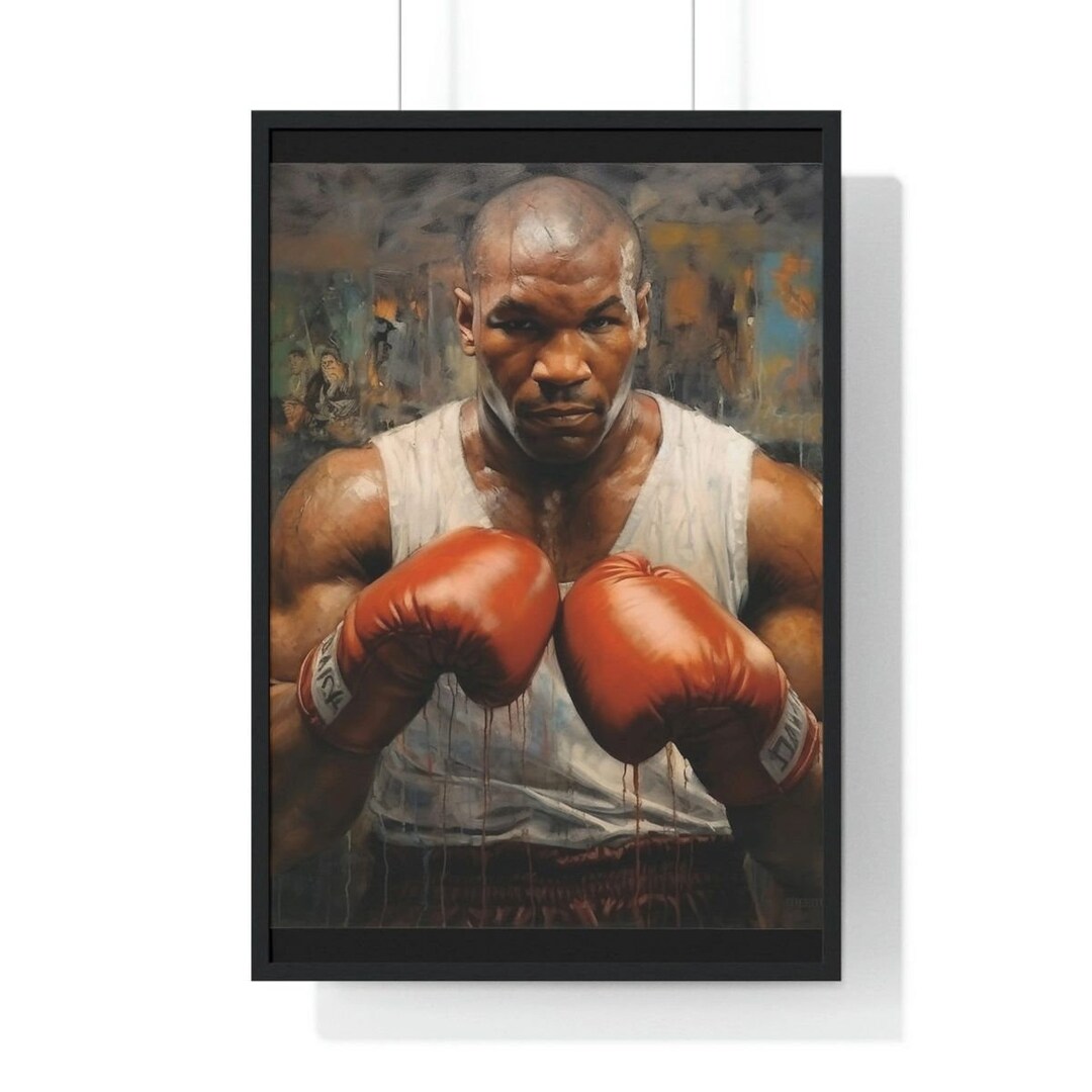 Mike Tyson, Iron Mike Tyson Boxing, Kickboxing MMA Fine Artpremium ...