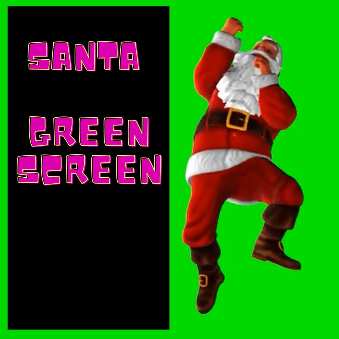 Santa Green Screen Rope Climbing - Etsy