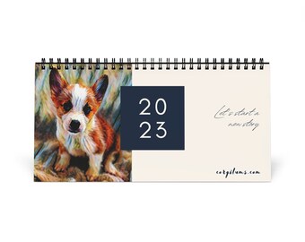 Corgi Calendar 2023 - Etsy