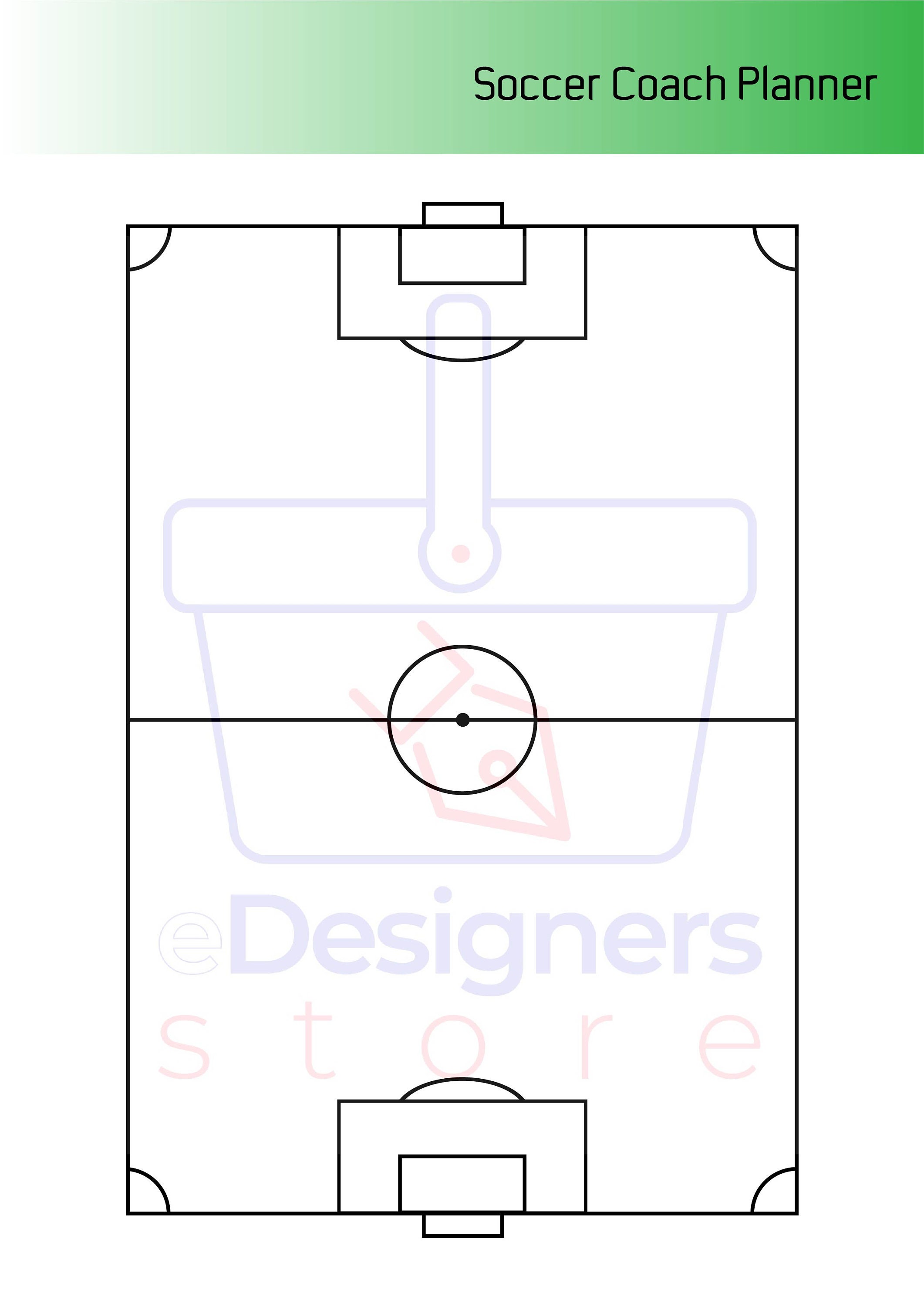 Soccer Coach Planner, Footbal Coach Planner, Digital, Printable ...