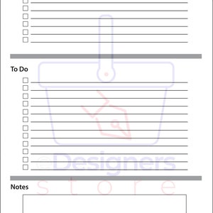 To Do List, PDF Planner Checklist, Printable, Task Lists, Instant ...