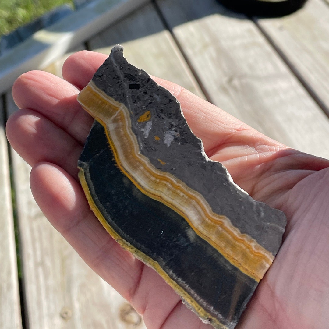 Bumblebee Jasper Slab - Etsy