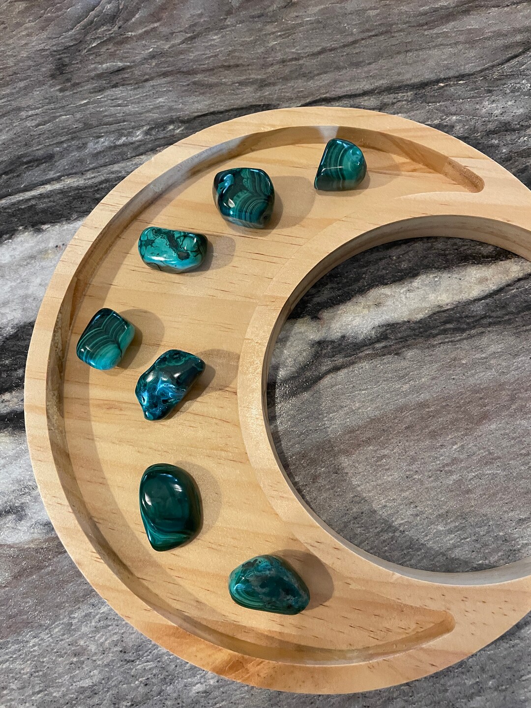 Large Malachite Tumbled Stones - Etsy