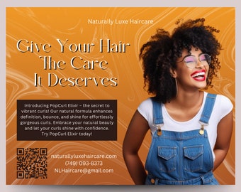 NEW PRODUCT FLYER, Premade Business Social Media Flyer, Hair Oil Flyer ...