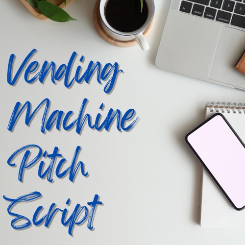 Vending Machine Business Pitch Template How to Land Your - Etsy