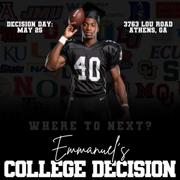 College Signing Day Invitations - Etsy