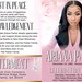 4 Page Pink Obituary Template | Women's Style Funeral Program ...