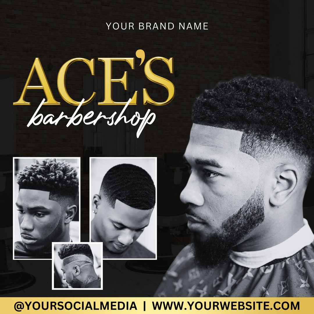 Barber Pricelist, Barbershop Business Cards, Book Now Flyer, Pricelist ...