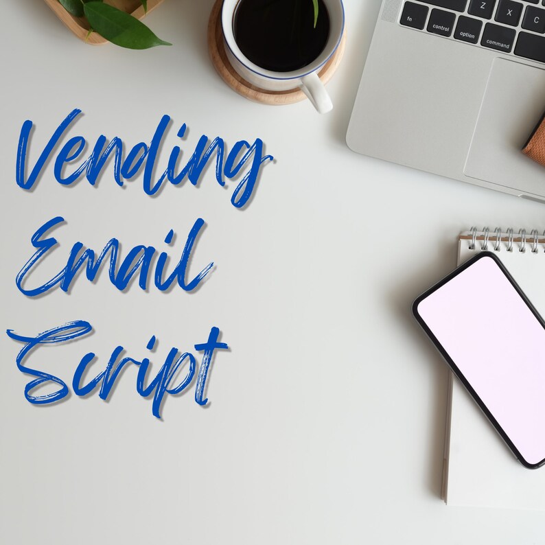 Vending Business Email Script - Etsy