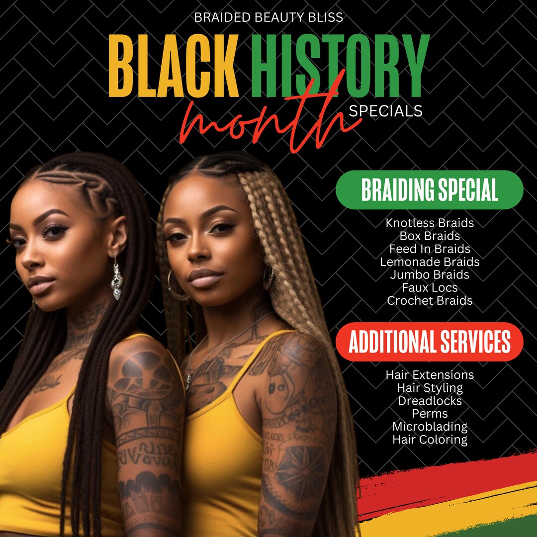 February Booking Flyer, Black History Month Flyer, February Black BHM ...