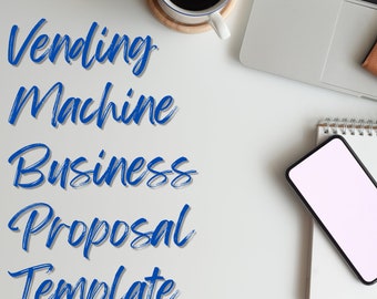 Customizable Vending Machine Business Proposal, Flyer, Service ...