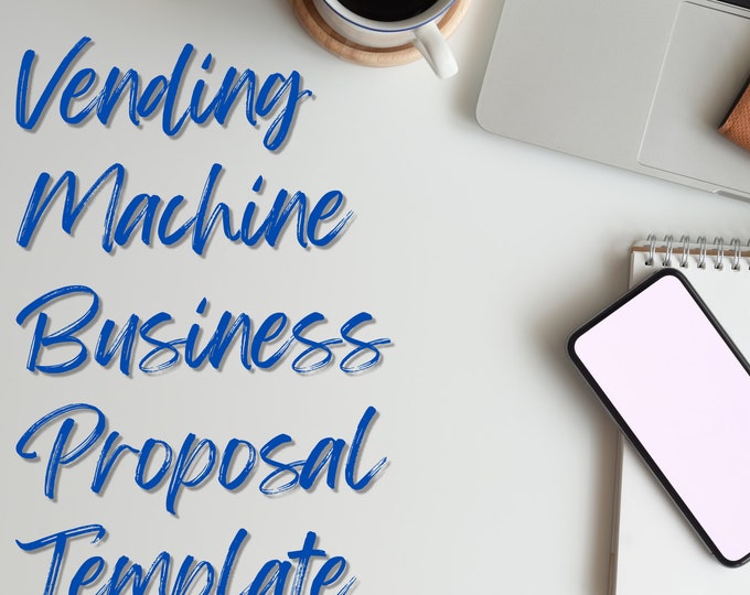 Vending Machine Business Proposal Template, EDITABLE Business Plan in ...