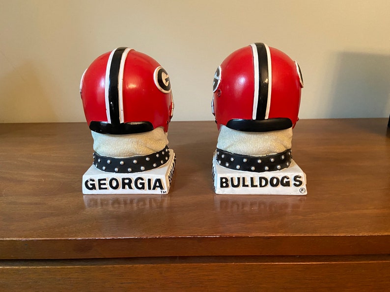 Pair of Georgia Bulldog Mascot Figurines - 1980’s - Etsy