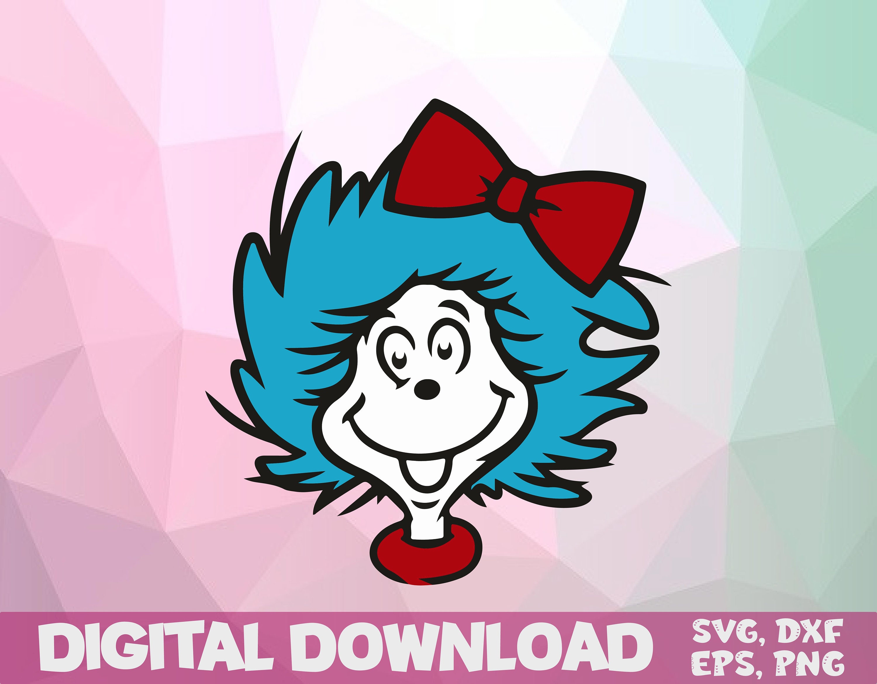 Thing 1 Thing 2 Svg Thing Svg Thing 1 Svg Thing 2 Svg Dr - Etsy