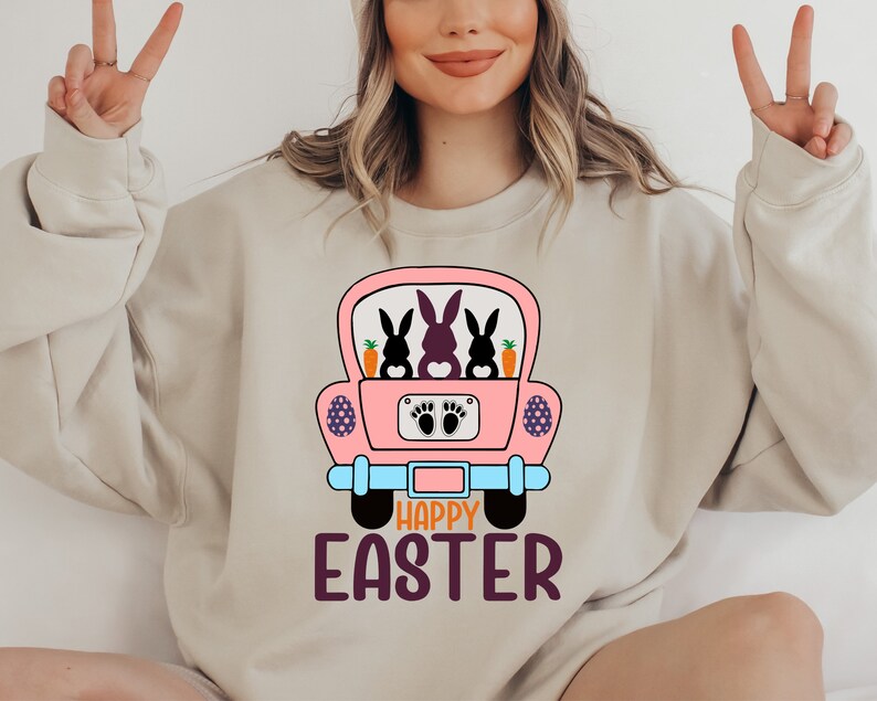 Easter Truck Svg, Easter Bunny Svg, Boy Easter Svg, Hoppy Easter Svg ...