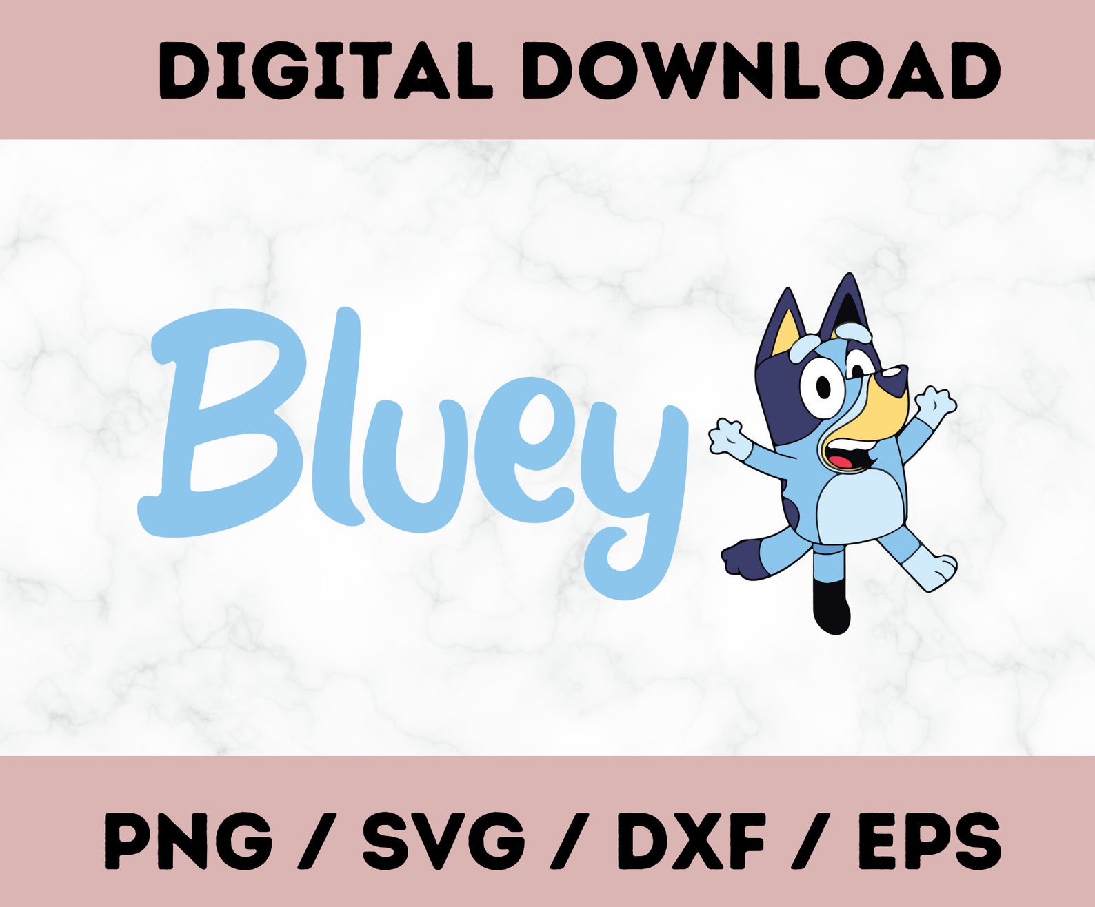 Bluey Svg Bluey Cut Files for Cricut Bluey the Dog Clipart - Etsy Canada