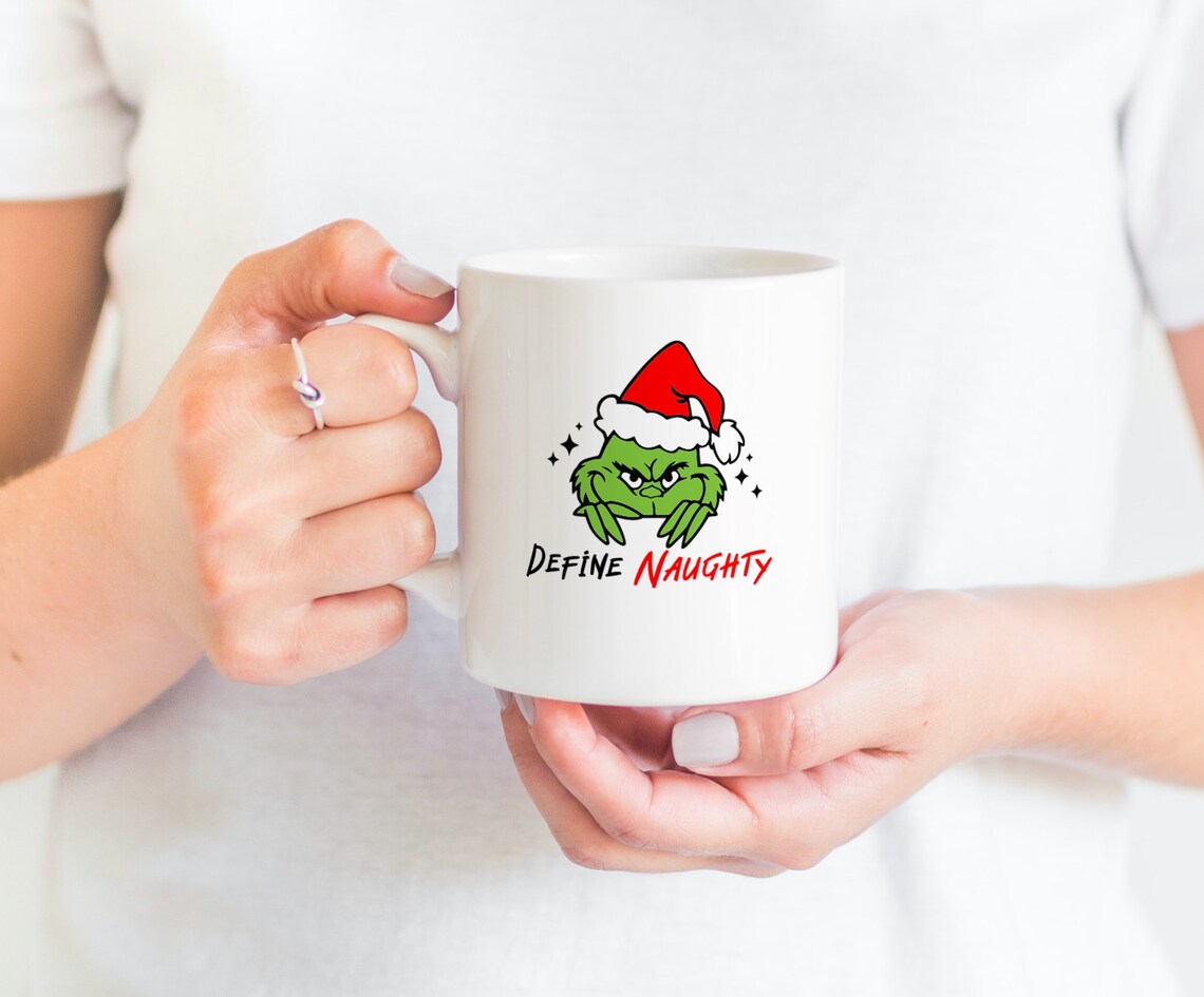 Grinch Svg, Define Naughty SVG, Grinch Face SVG, the Grinch SVG, Grinch ...